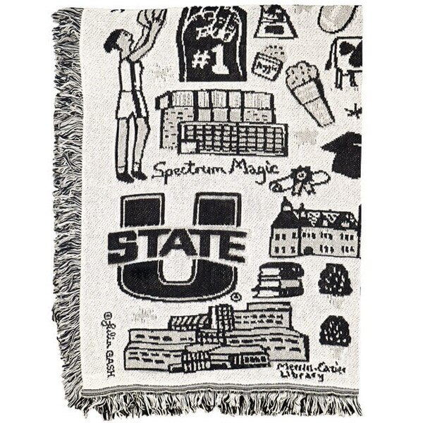 Julia Gash Utah State Blanket | USU Campus Store