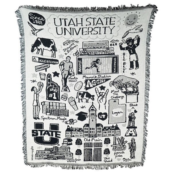 Julia Gash Utah State Blanket | USU Campus Store