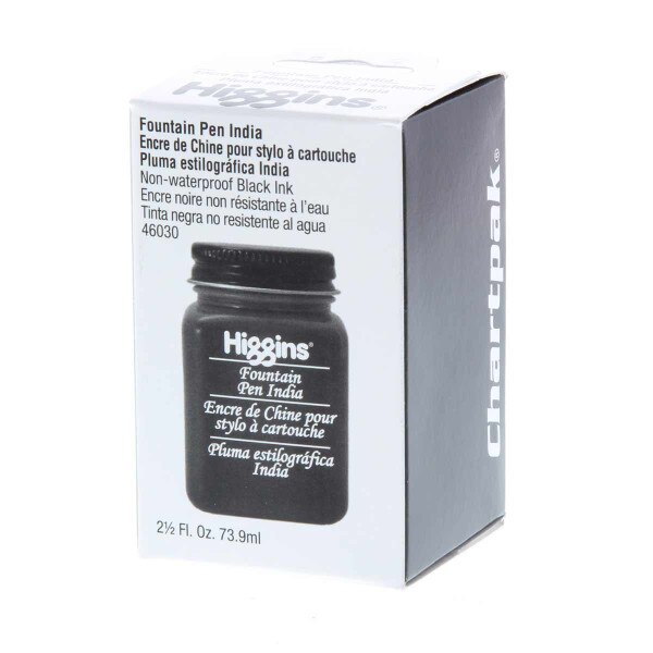 Higgins Black India Fountain Pen Ink | USU Campus Store
