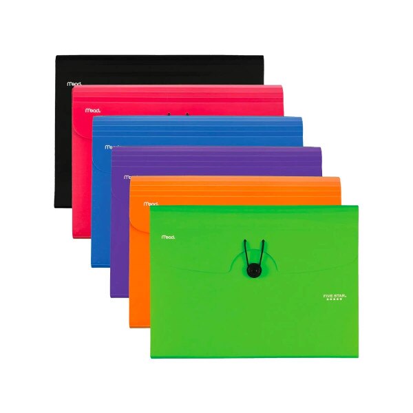 Expanding Letter Size 6-Pocket File | USU Campus Store