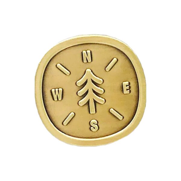 Compass Enamel Pin | USU Campus Store
