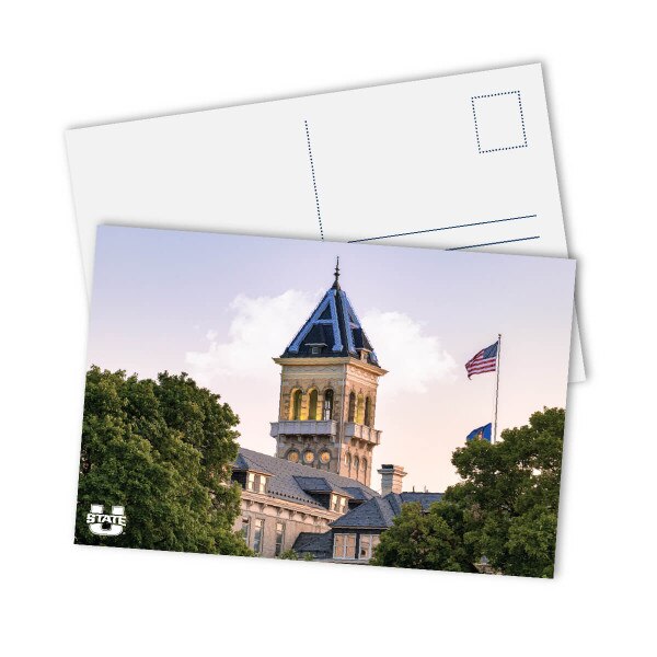 Old Main Block A Tower Postcard | USU Campus Store
