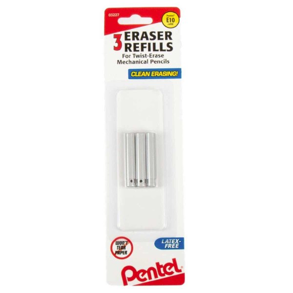3 Eraser Refills | USU Campus Store