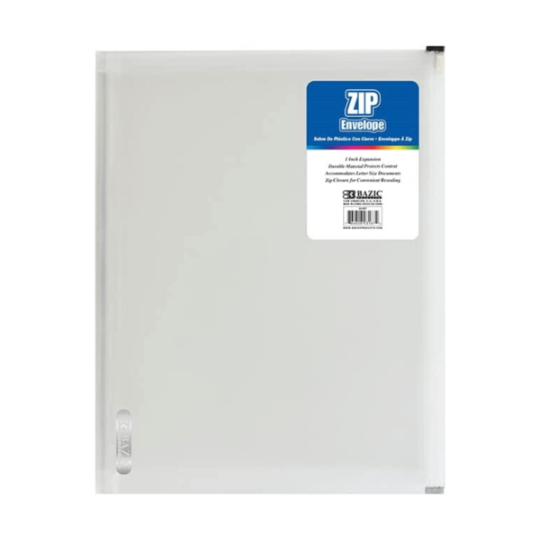 Letter Size Clear Zip Envelope | USU Campus Store